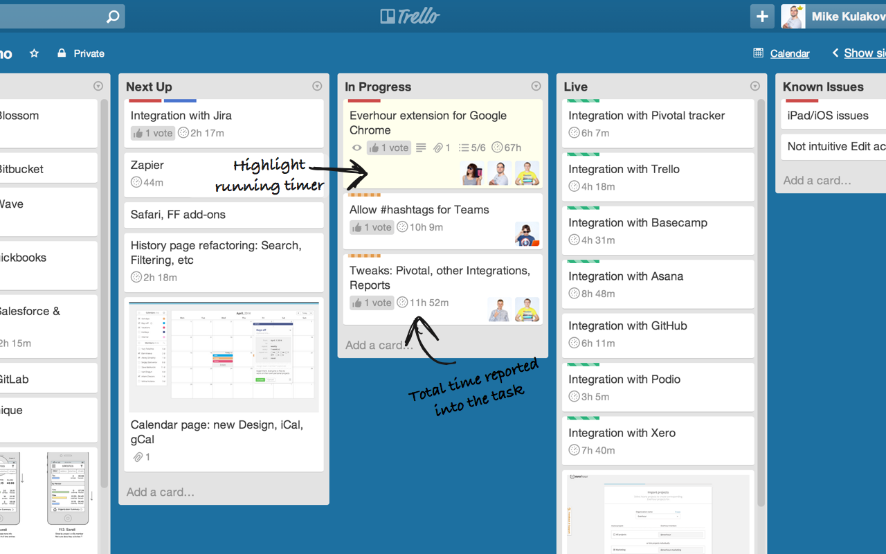 Trello: Time Tracking and Analysis of your Project Work | Everhour Trello: Time Tracking and Analysis of your Project Work | Everhour